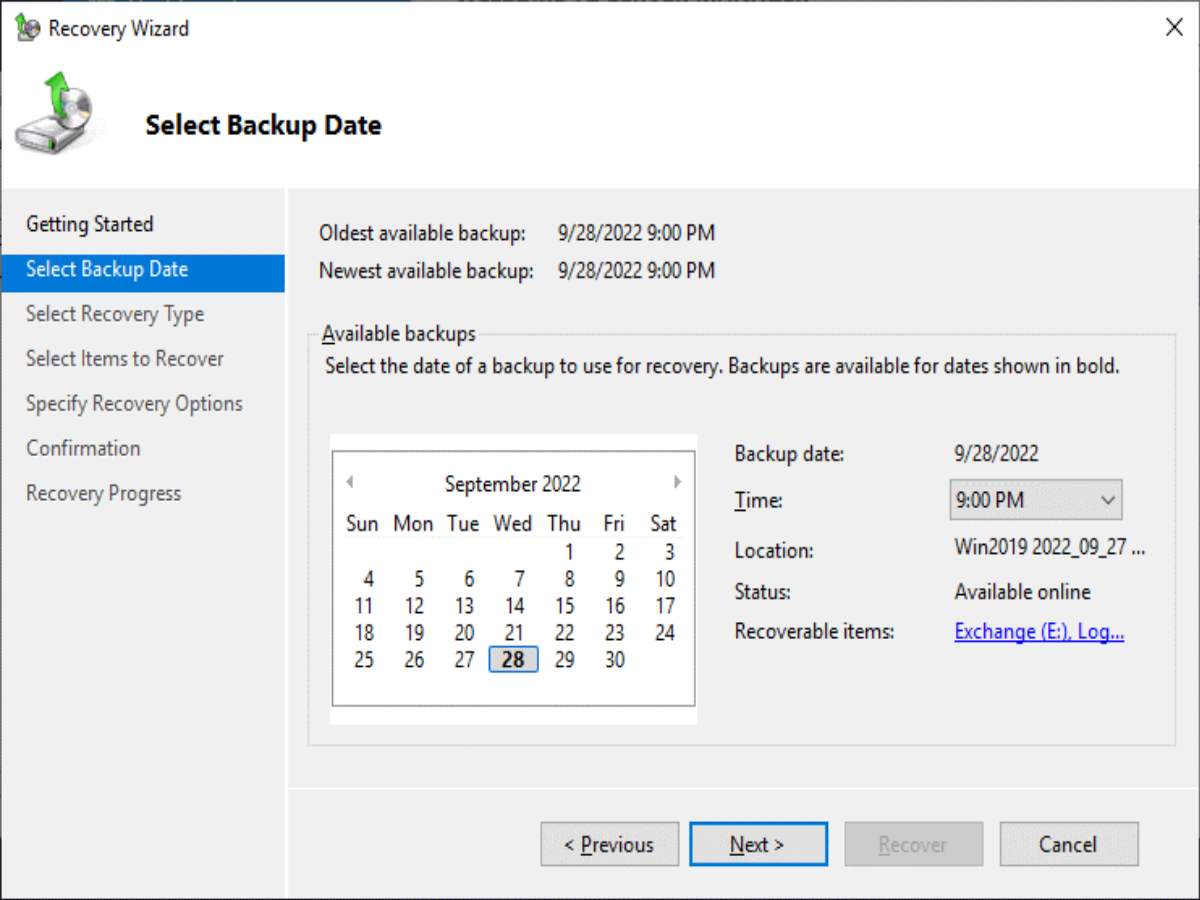 How to Restore Exchange 2013 Database from Backup?