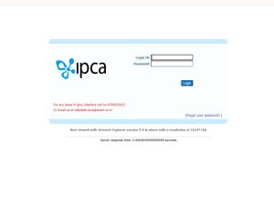 www.ipcainterface.com Login: Easy Guide To IPCA Interface Login